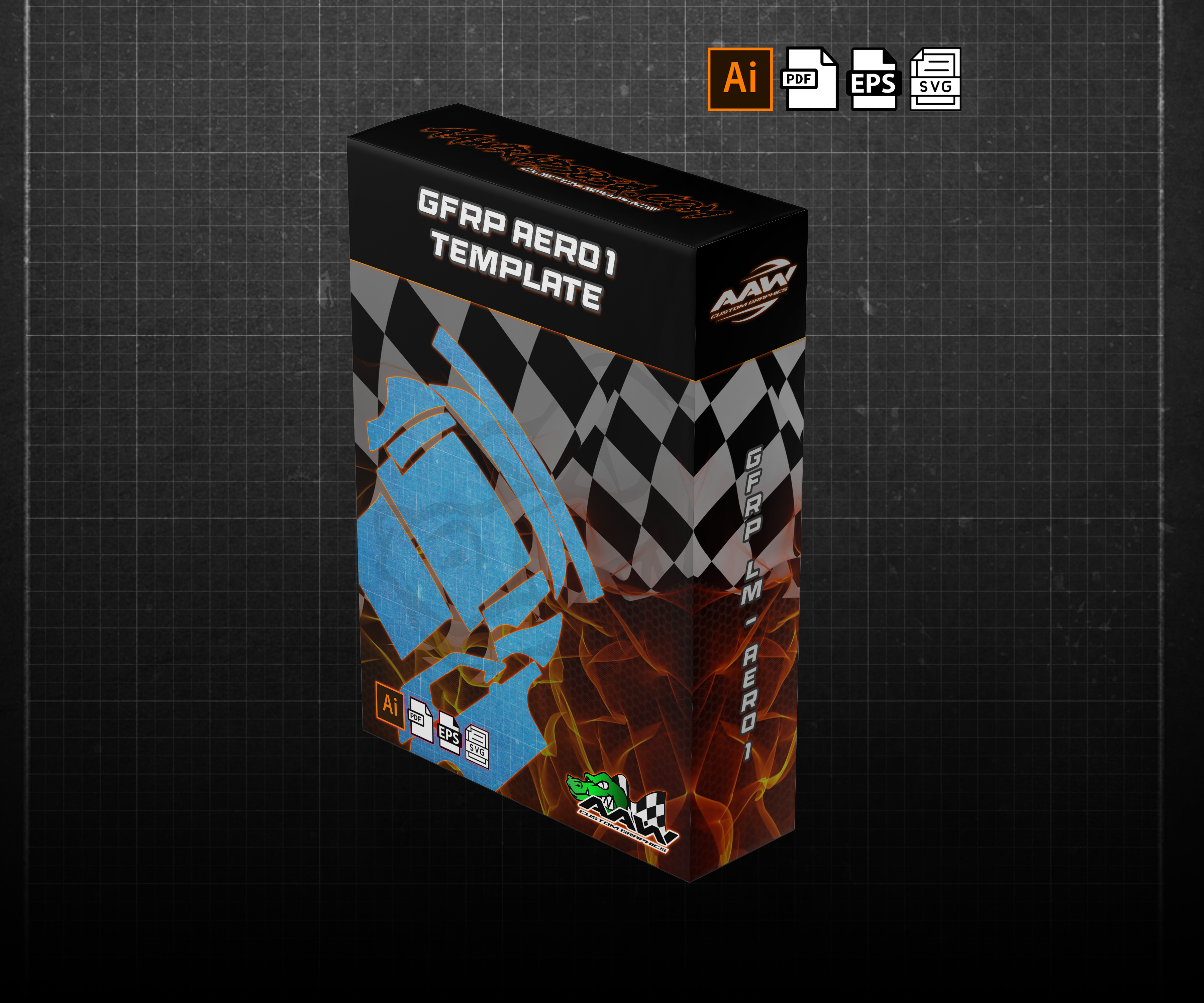 GFRP "Aero1" Wrap Template – AAW