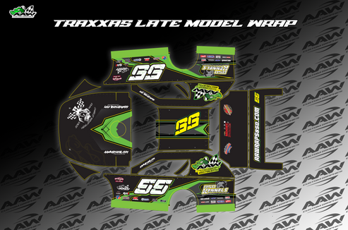 "Custom" Traxxas Late Model Wrap – AAW